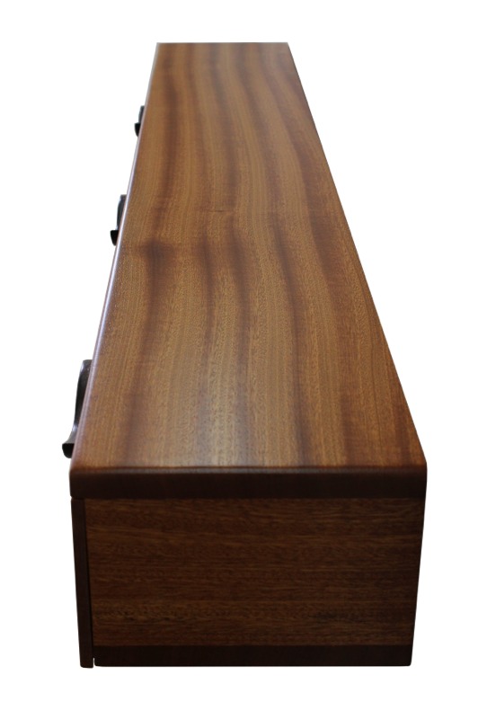 3 Drawer Floating Shelf (Sepele & Peruvian Walnut)