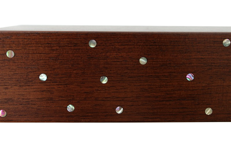 24" Floating Peruvian Walnut Shelf